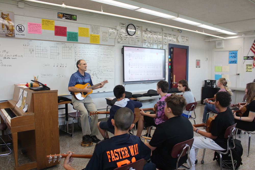 VIDEO: At MCMS, students get hands-on music appreciation lessons in ...